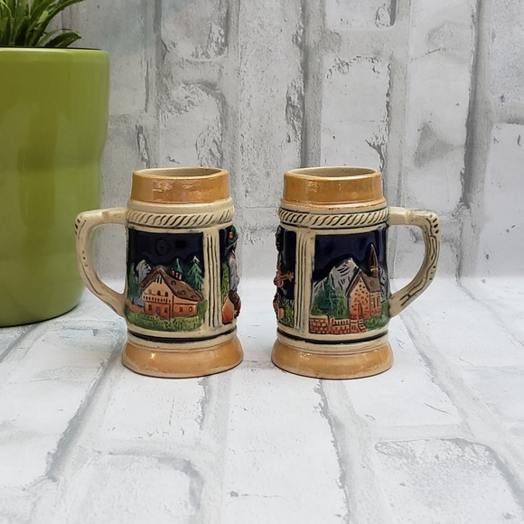 Dining | 2 Mini Vintage Beer Steins | Poshmark